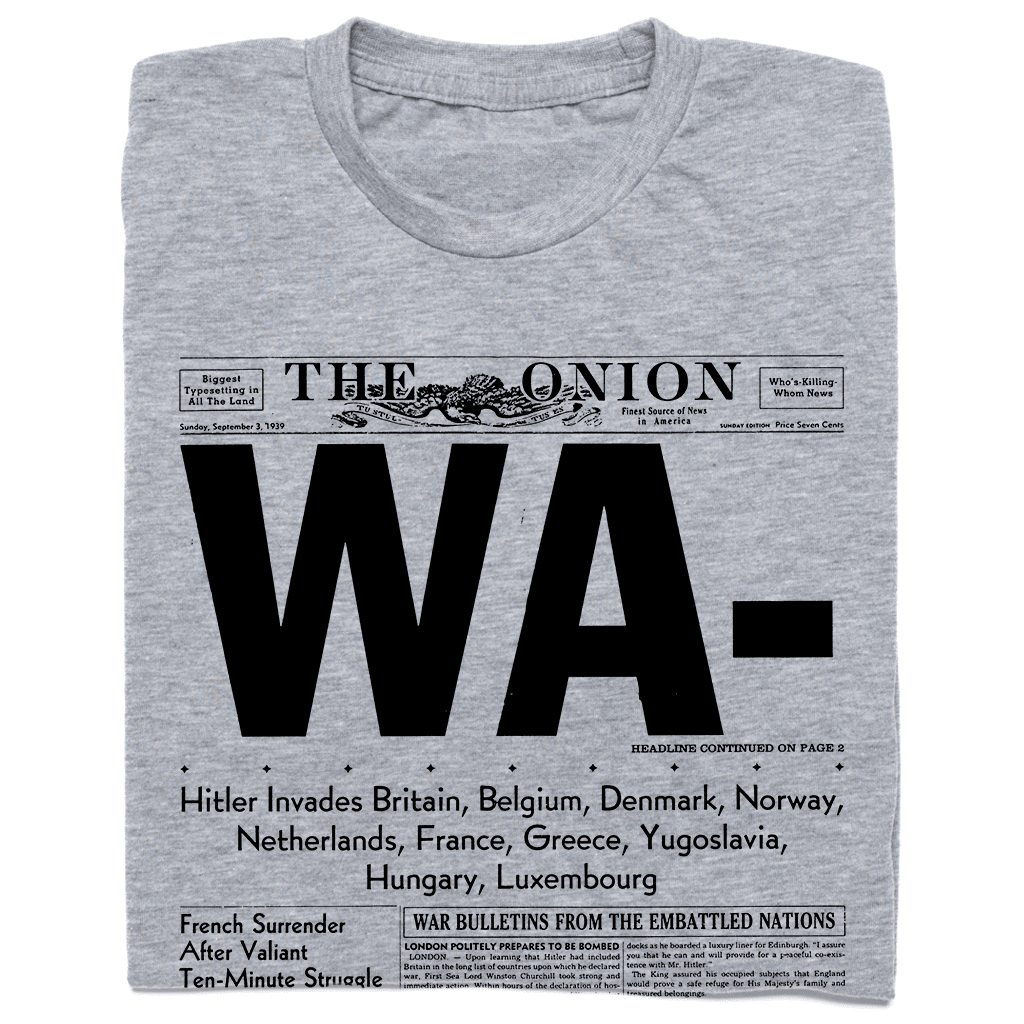 'WA-' Vintage T-Shirt – The Onion Store