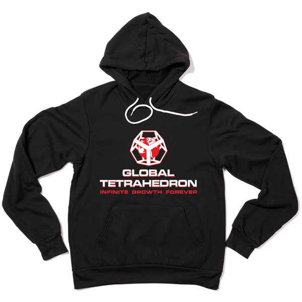 Global Tetrahedron: Infinite Growth Forever Hoodie from The Onion Store